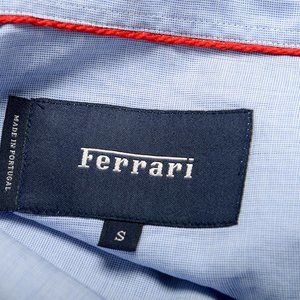 Scuderia Ferrari | Shirts | Scuderia Ferrari Mens Light Blue Popeline ...